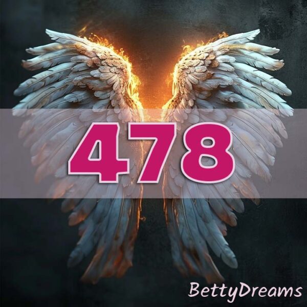 478 Angel Number: Surprising & Powerful Meanings | BettyDreams