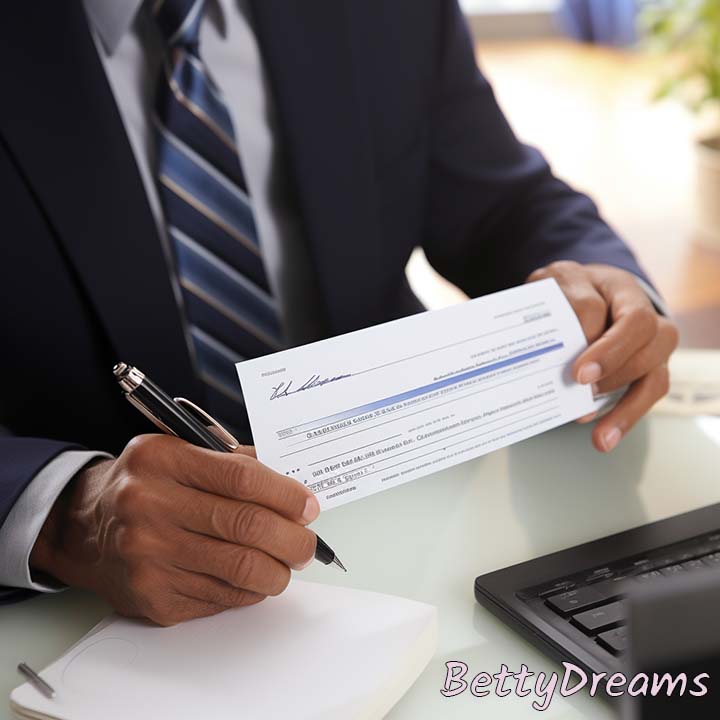 Dream of Receiving Checks: 10 Powerful Meanings (by Betty)