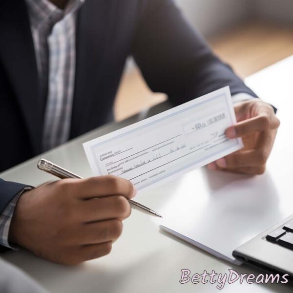 Dream of Receiving Checks: 10 Powerful Meanings (by Betty)