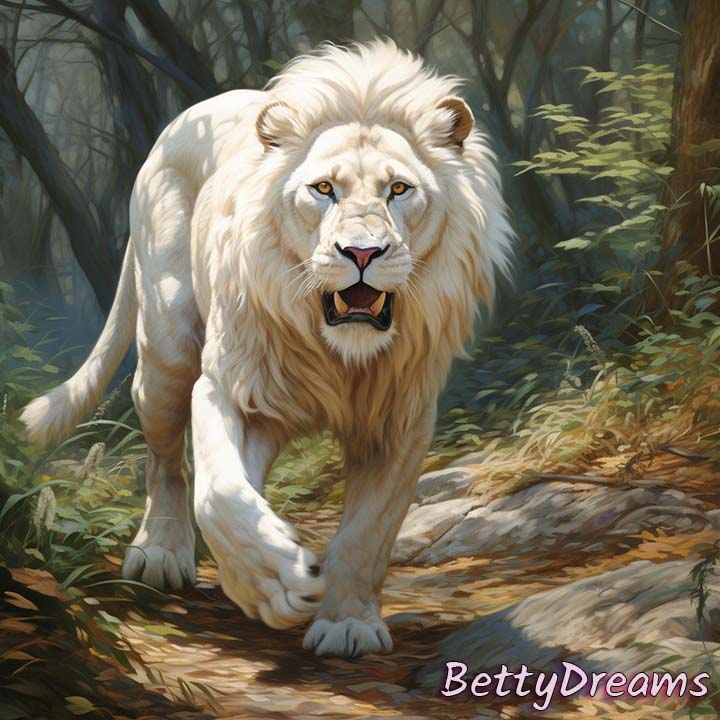 Dreaming of a White Lion: 10 Powerful Meanings (by Betty)